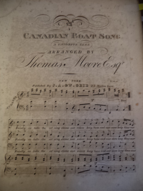 Early original engraved American Sheet Music Collection including c ...