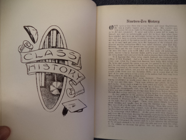 The Amherst Senior Class Book 1910. [ Amherst College Yearbook]