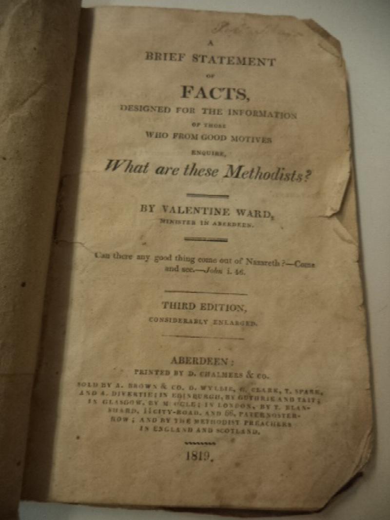 A Brief Statement of Facts, designed for the information of those who ...