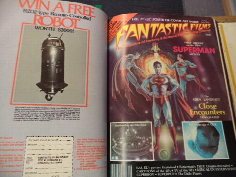 Fantastic Films magazine. Nos. 1-12 [first 12 issues: 1978-1979, bound ...