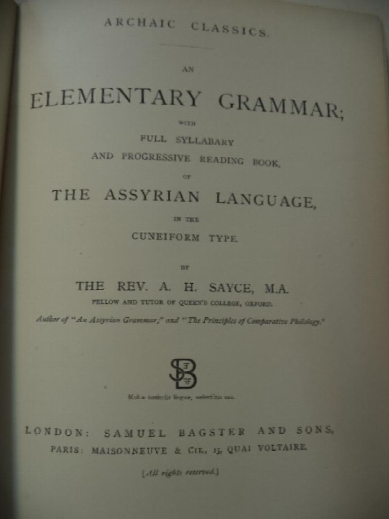 An Elementary Grammar; with Full Syllabary and Progressive Reading Book ...