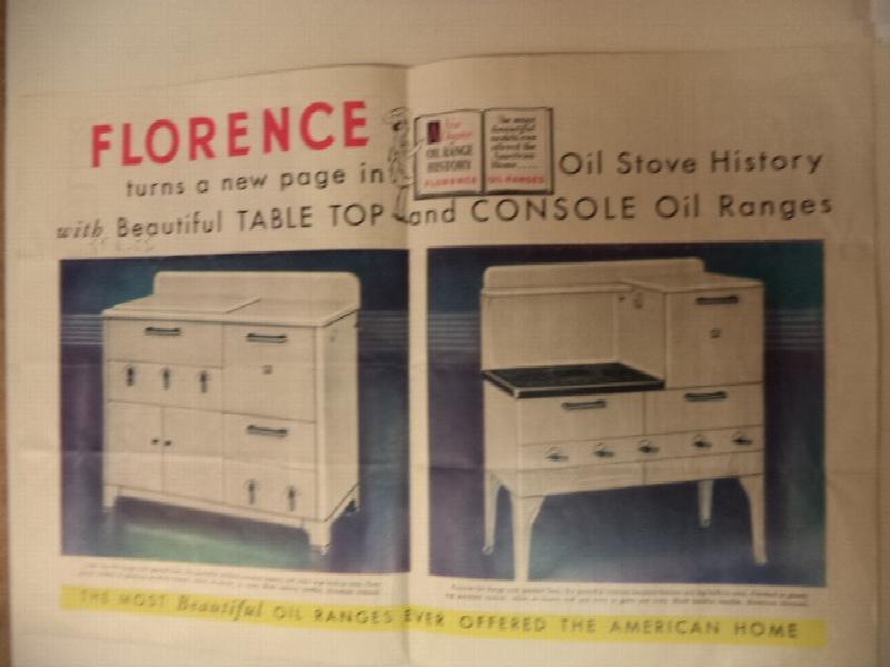 Florence Stove Company. 1936 advertising brochure