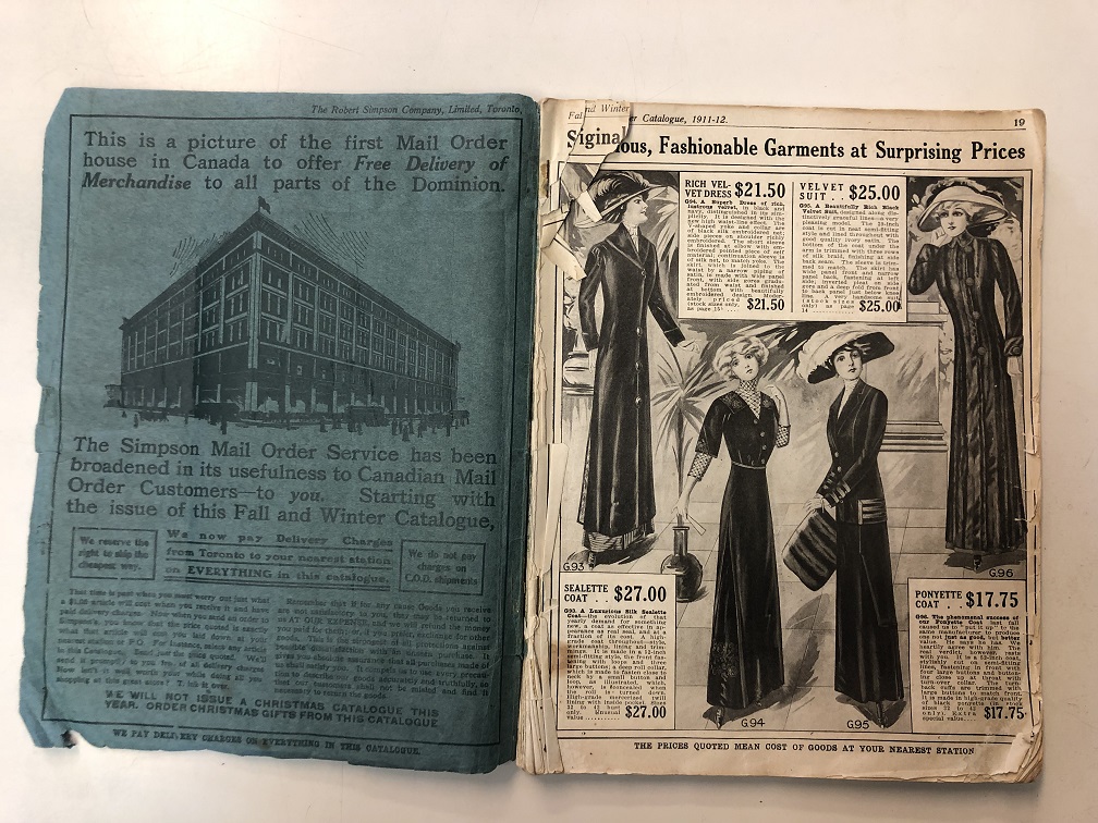 The Robert Simpson Company Fall & Winter Catalogue 1911 - 12 [ Simpsons ...