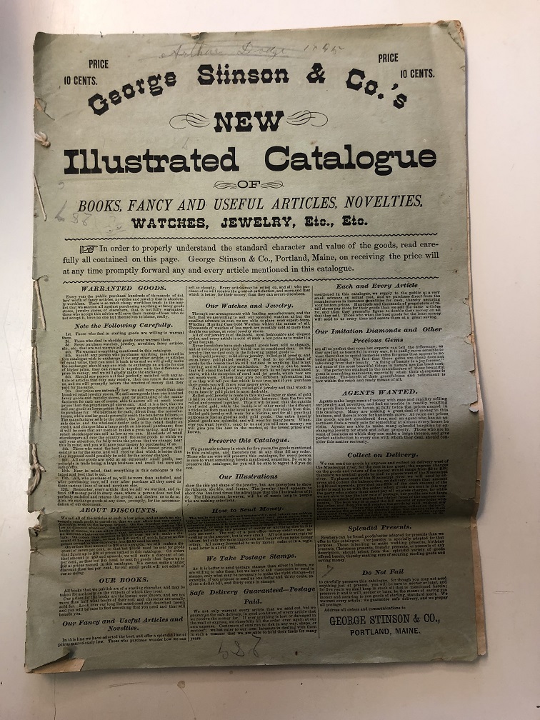 George Stinson & Co.'s New Illustrated Catalogue of Books, Fancy and ...